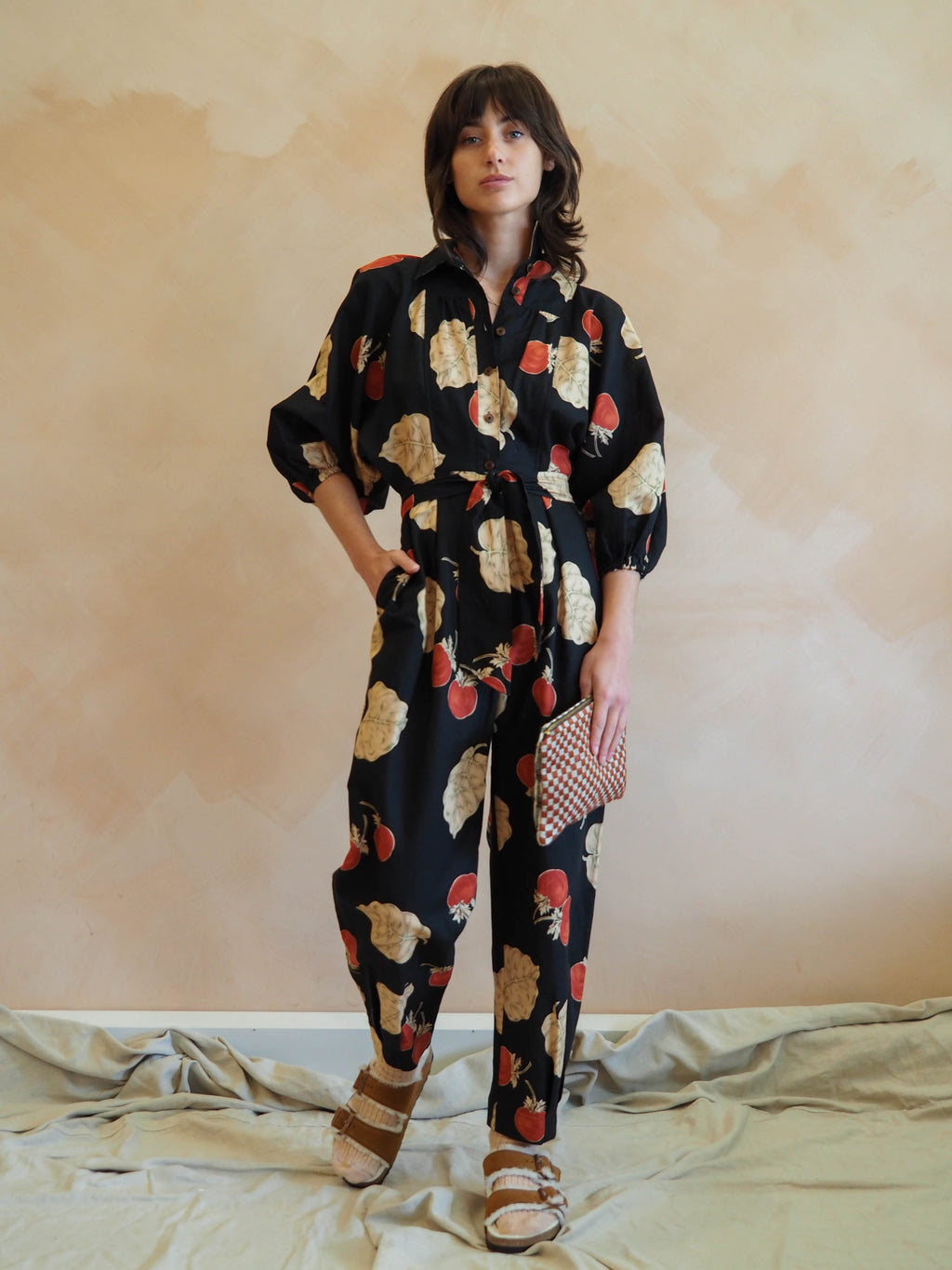 Aditi Jumpsuit in Charcoal – AESTAS