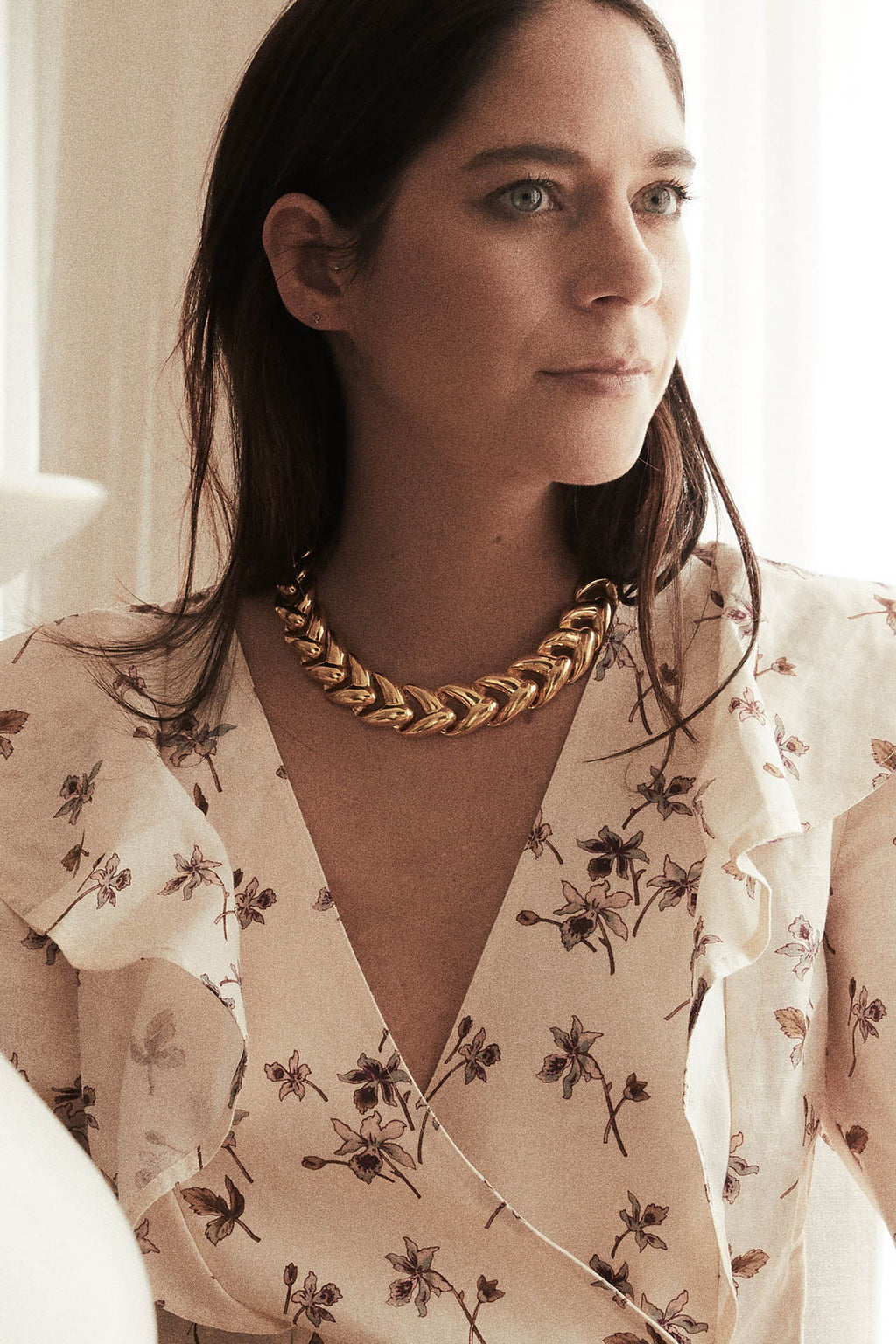 Juno Shirt in Floral Print – AESTAS